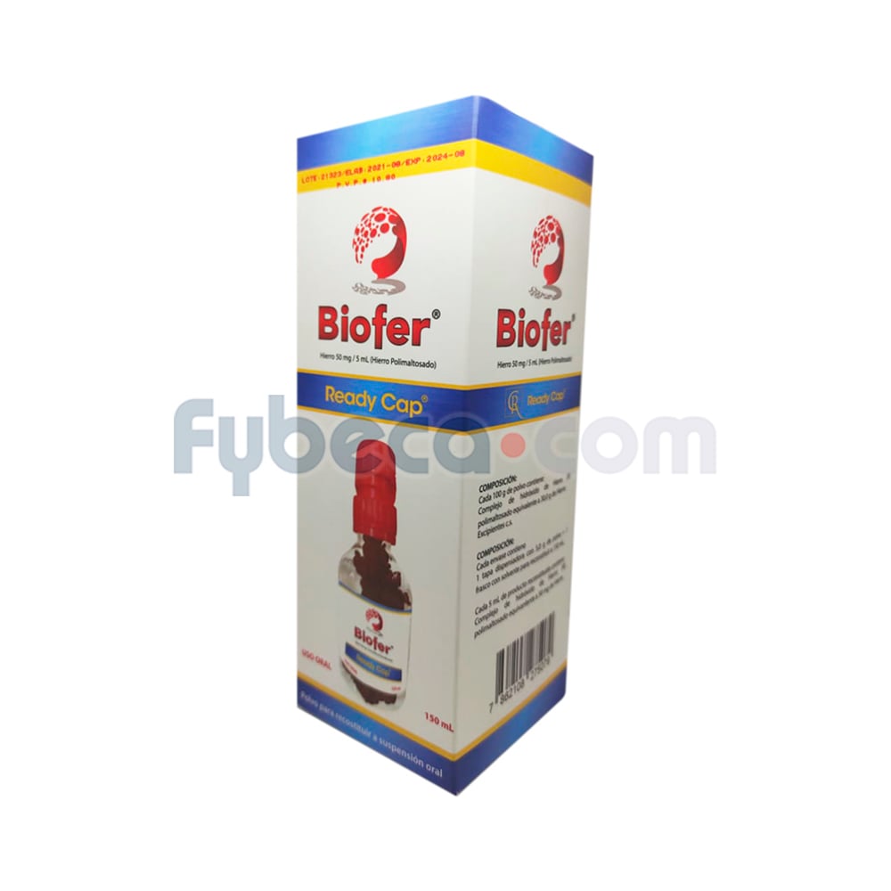 Biofer Ready Cap Jarabe 150Ml | Fybeca