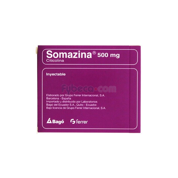 Somazina Amps. 500 Mg. C/5 Suelta | Fybeca