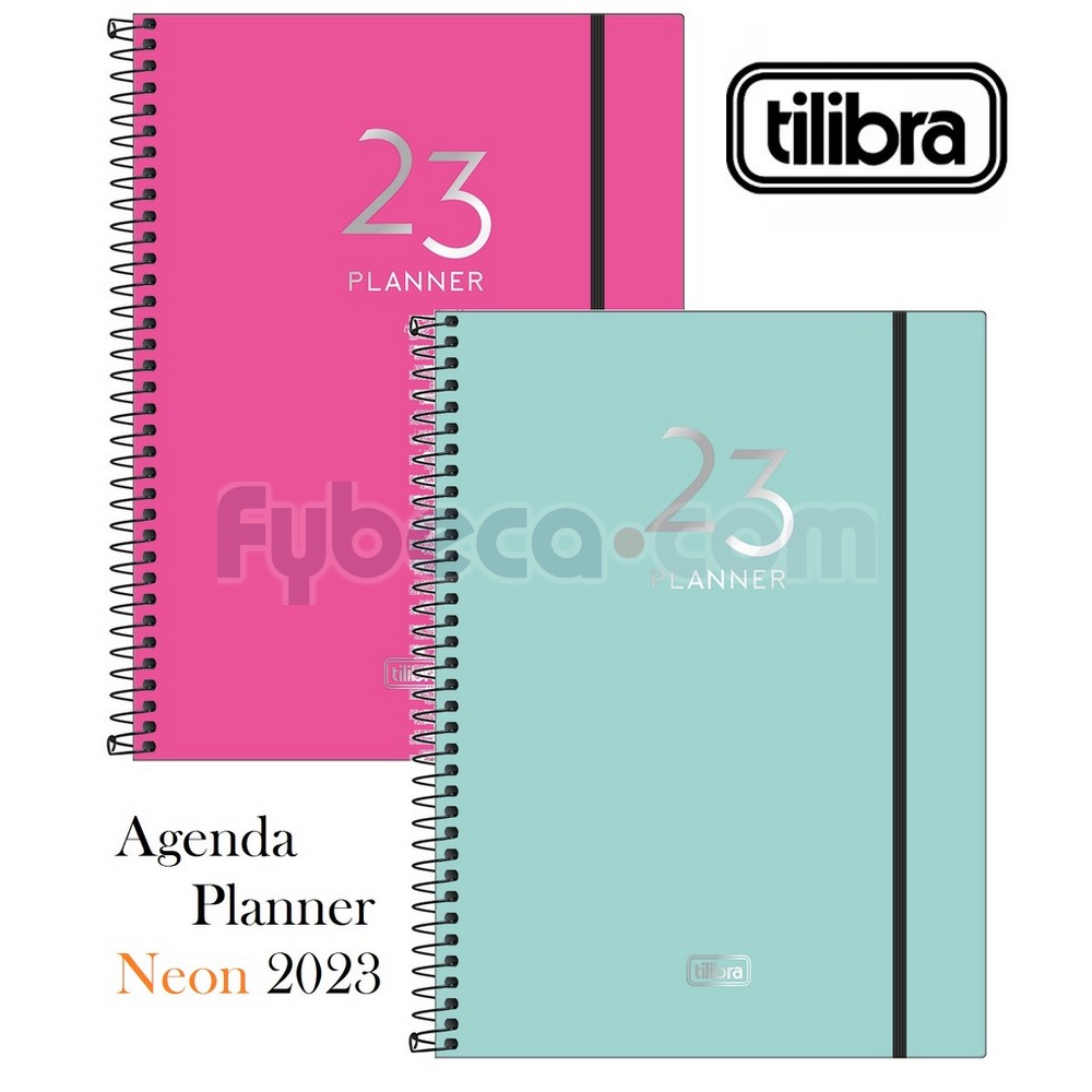 Agenda Neon Planner M9 Tilbra | Fybeca