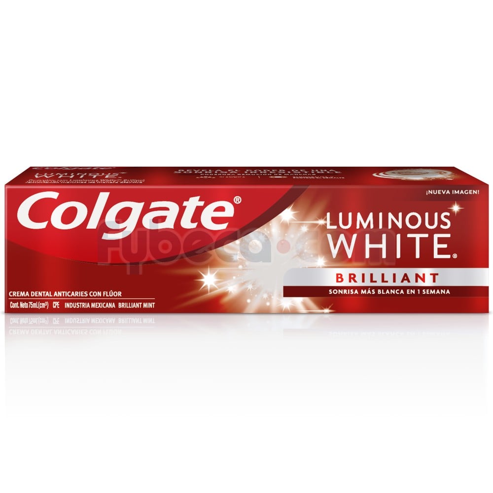 Pasta Dental Colgate Luminous White Brilliant White 75 Ml Tubo | Fybeca