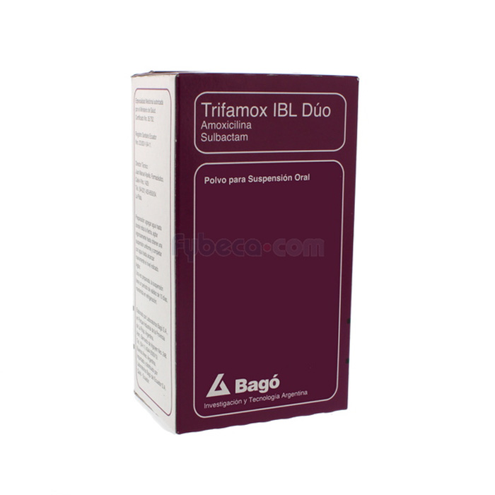 Trifamox Susp. 1000/250 Mg Ibl Duo F/30 Ml Cs1 | Fybeca