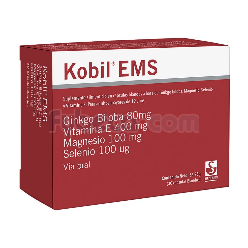 Kobil Capsulas Ems C/30 Suelta | Fybeca