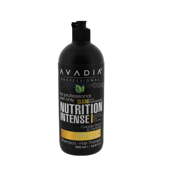 Shampoo Avadía Nutrition Intense Trigo Y Árgan 500 Ml Frasco | Fybeca