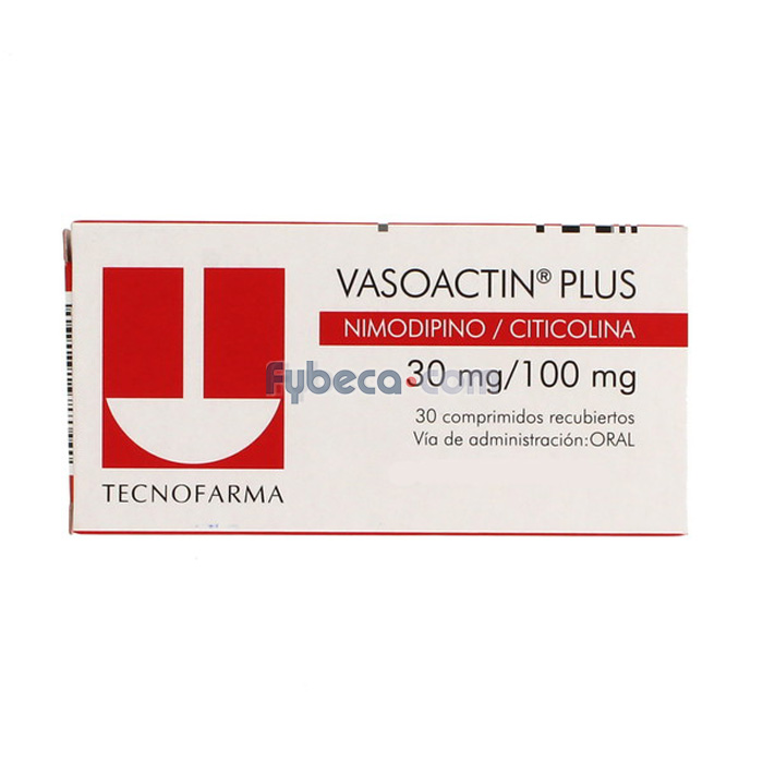 Vasoactin Plus 30 / 100 Mg Unidad | Fybeca