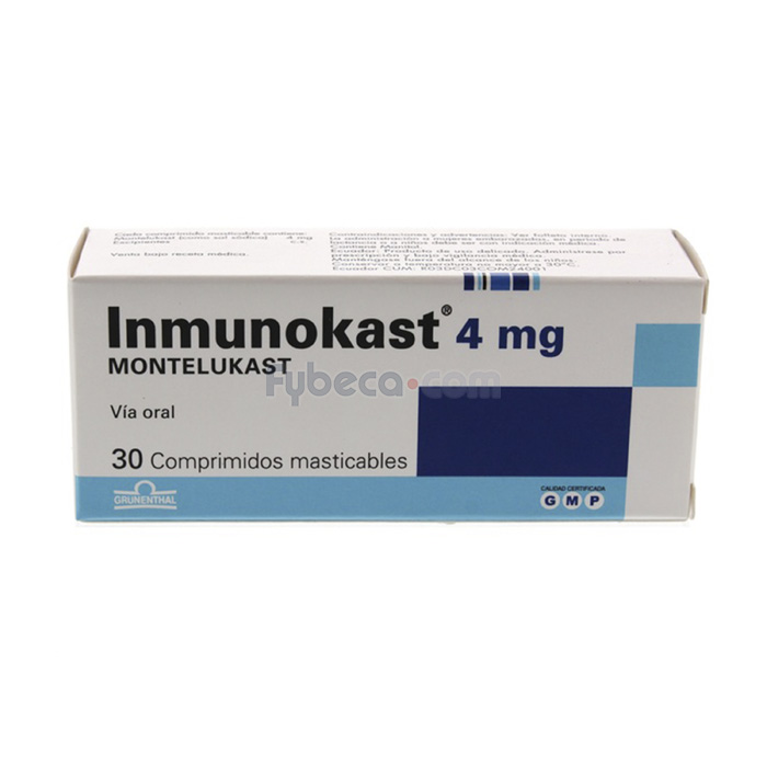 Inmunokast Comp. Mast. 4 Mg C/30 Suelta | Fybeca