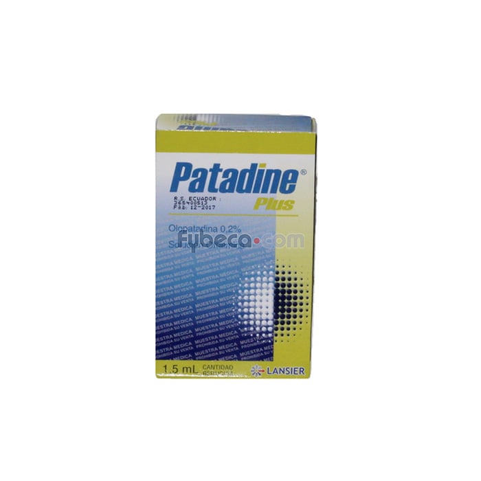 Patadine Plus 5 Ml Colirio | Fybeca