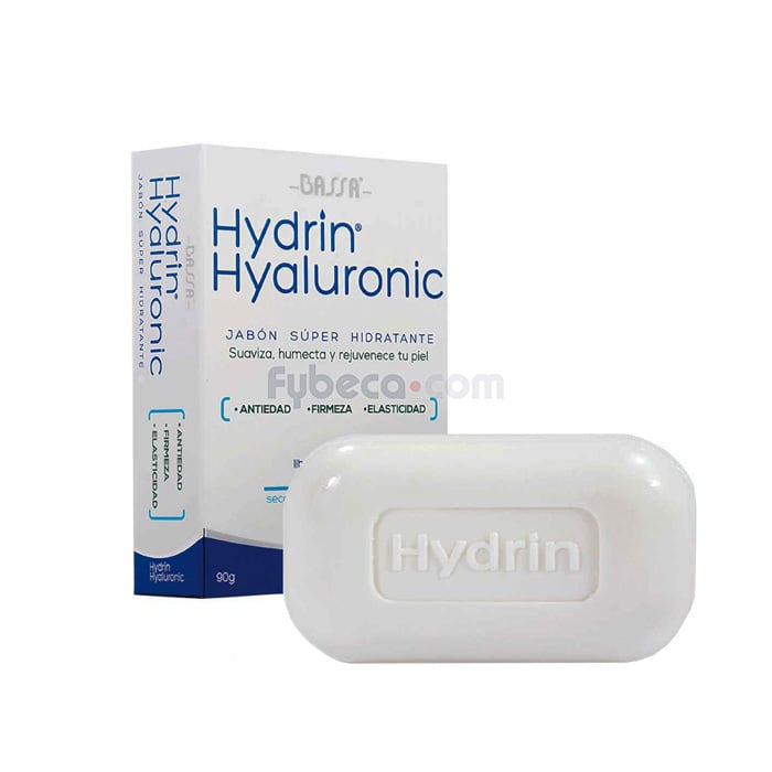 Jabón En Barra Hydrin Hyaluronic 90 G Caja | Fybeca
