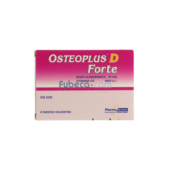 Osteoplus D Forte Cja. X 4 70Mg Suelta | Fybeca