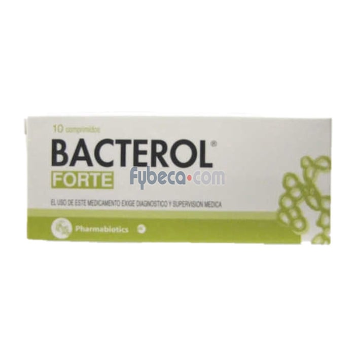 Bacterol Forte Comprim. C/10 Suelta | Fybeca