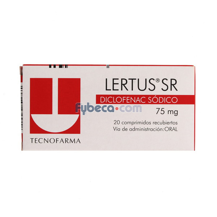 Lertus Comp. Sr 75 Mg. C/20 Suelta | Fybeca