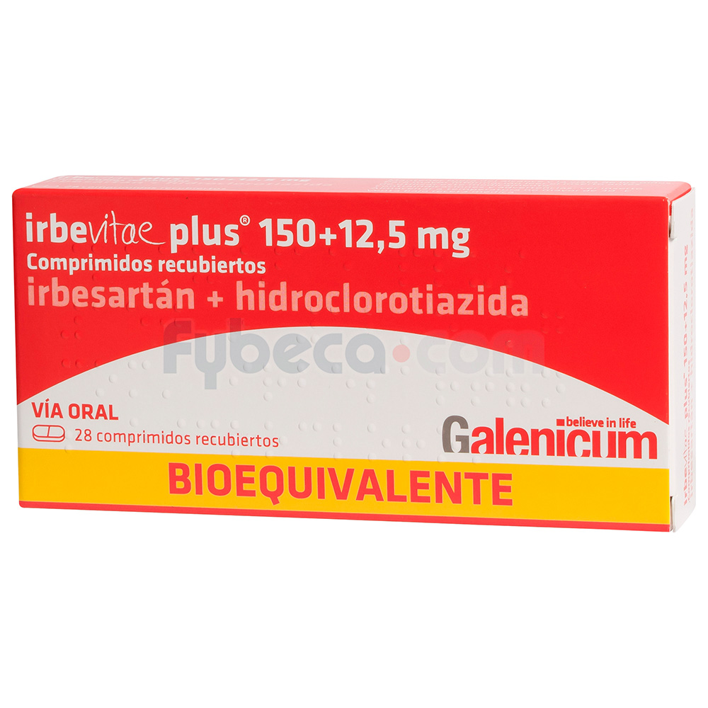 Irbevitae Plus 150/12.5Mg Comp C/28 Suelta | Fybeca