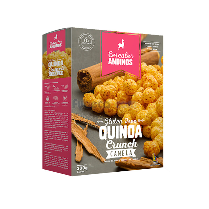 Cereal De Quinoa Crunch Canela 200 G Caja | Fybeca