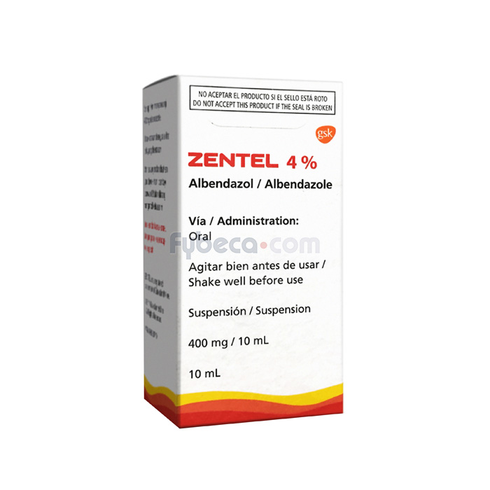 Zentel Susp. F/ 10 Ml. | Fybeca