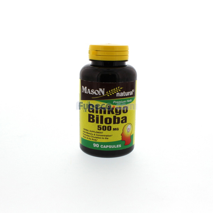 Ginkgo-Biloba Mason 500 Mg F/90 Caps | Fybeca