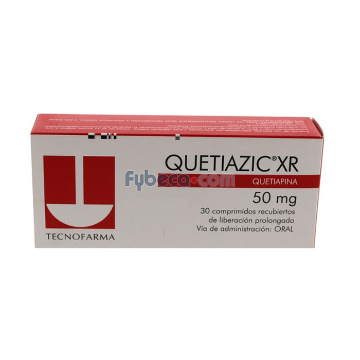 Quetiazic Xr Comp Rec 50Mg C/30 Suelta | Fybeca