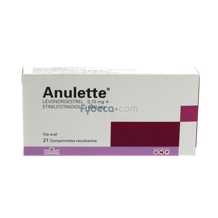 Anulette Comp Rec C/21 | Fybeca