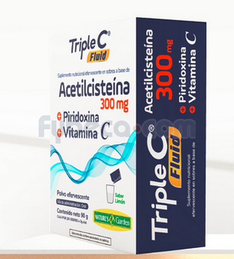 Triple C Fluid Sobres 300Mg C/30 Suelta | Fybeca