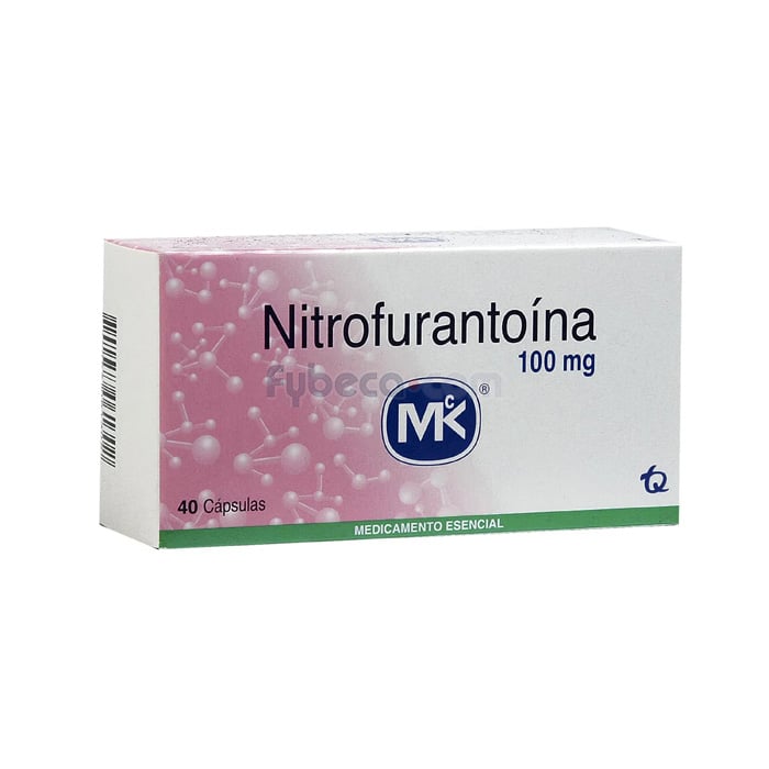 Nitrofurantoina (Mk) Caps 100 Mg C/40 Suelta | Fybeca
