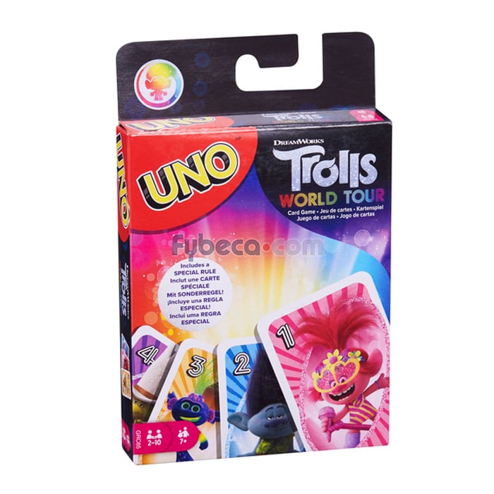 Juego Uno Mattel Trolls World Tour Unidad | Fybeca