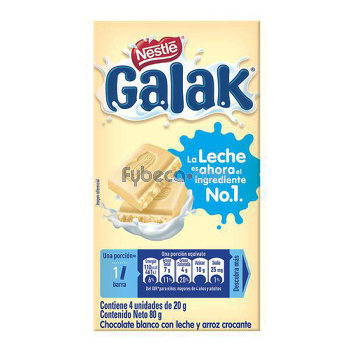 Chocolate Galak Nestlé 80 G Paquete | Fybeca