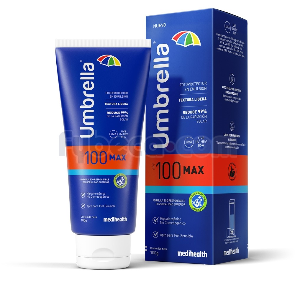 Protector Solar Spf100 Umbrella 100 G Tubo | Fybeca