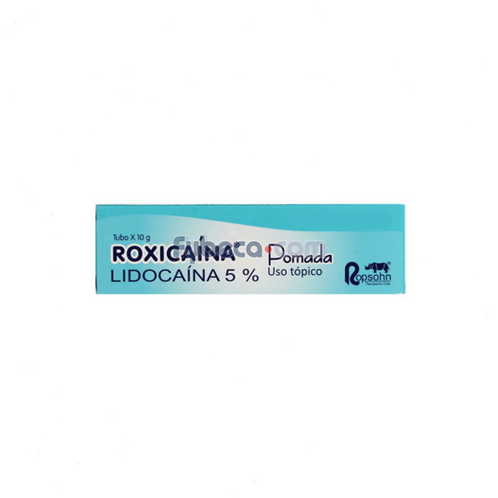 Roxicaina Pomada 5% T/10 Gr. | Fybeca