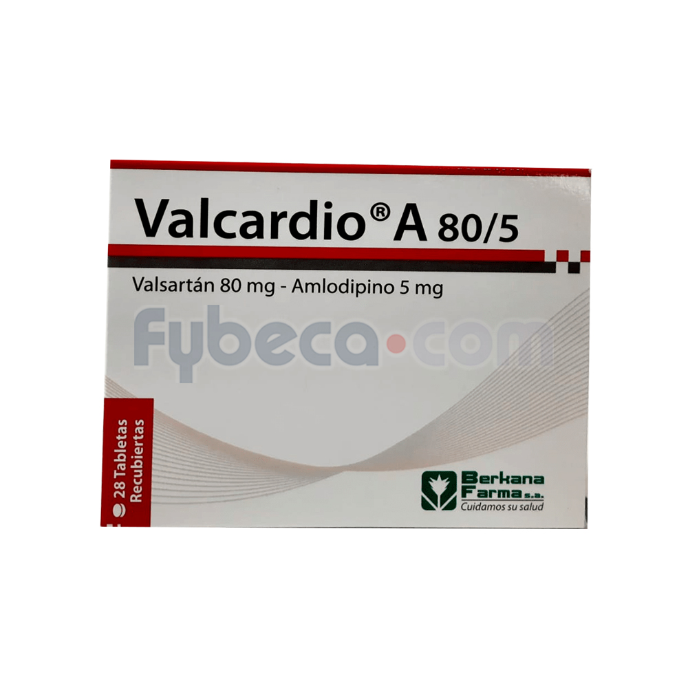 Valcardio A 80/5Mg Tabs C/28 - Suelta | Fybeca
