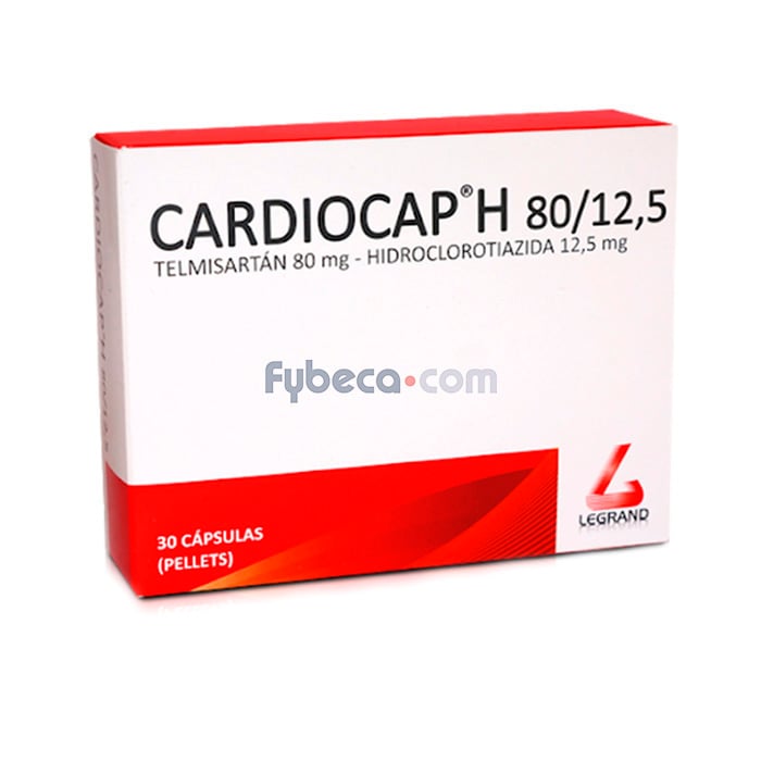 Cardiocap H Tabs 80/12.5Mg C/30 Suelta | Fybeca