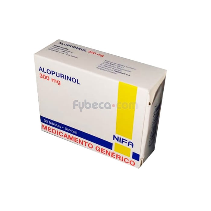 Alopurinol 300 Mg por Unidad | Fybeca