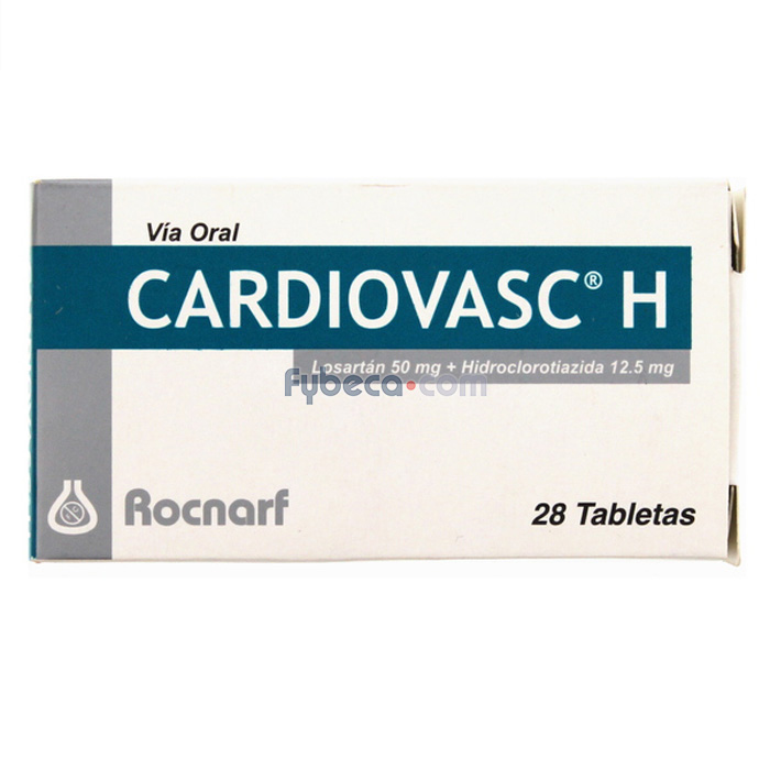Cardiovasc H 12.5 Mg Tabletas C/28 Suelta | Fybeca