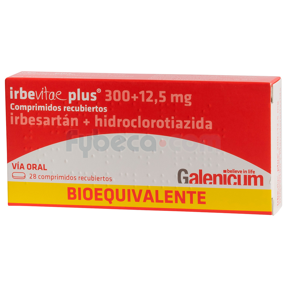 Irbevitae Plus 300/12.5Mg Comp C/28 Suelta | Fybeca