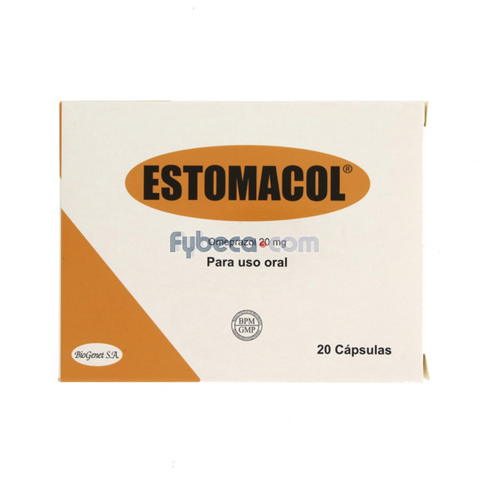 Estomacol Capsulas C/20 Suelta | Fybeca