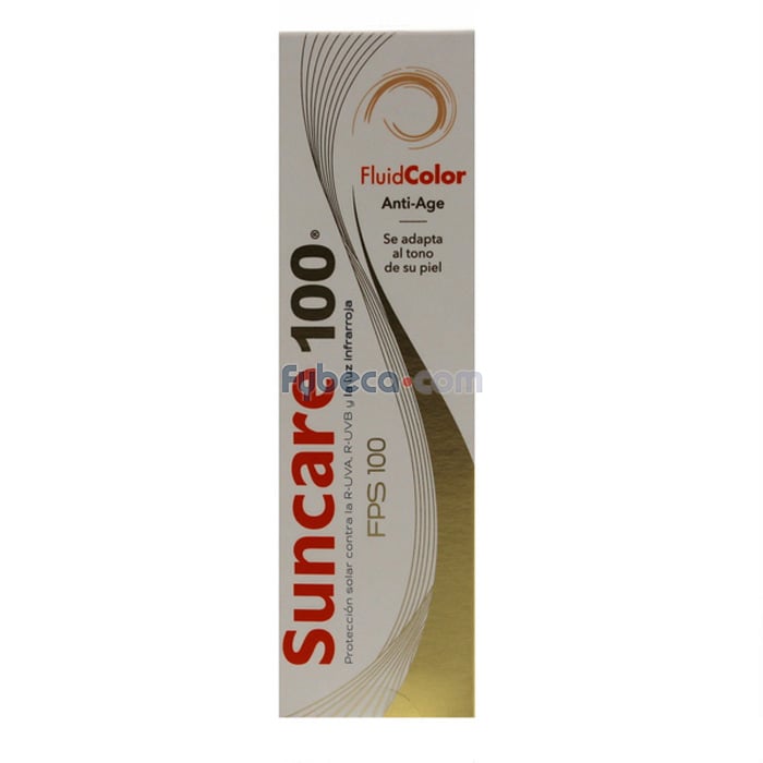 Protector Solar Fluidcolor Anti-age Fps 100 60 G 1 Unidad | Fybeca