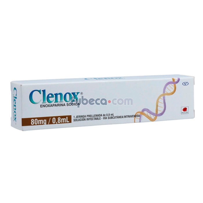 Clenox Inyectable 80 Mg Unidad | Fybeca