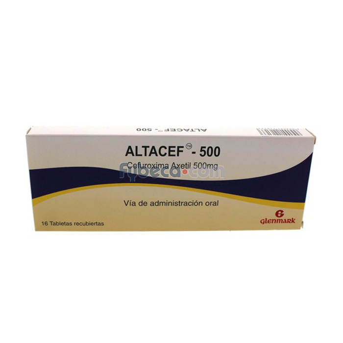 Altacef Tabletas Rec. 500Mg C/16 Suelta | Fybeca