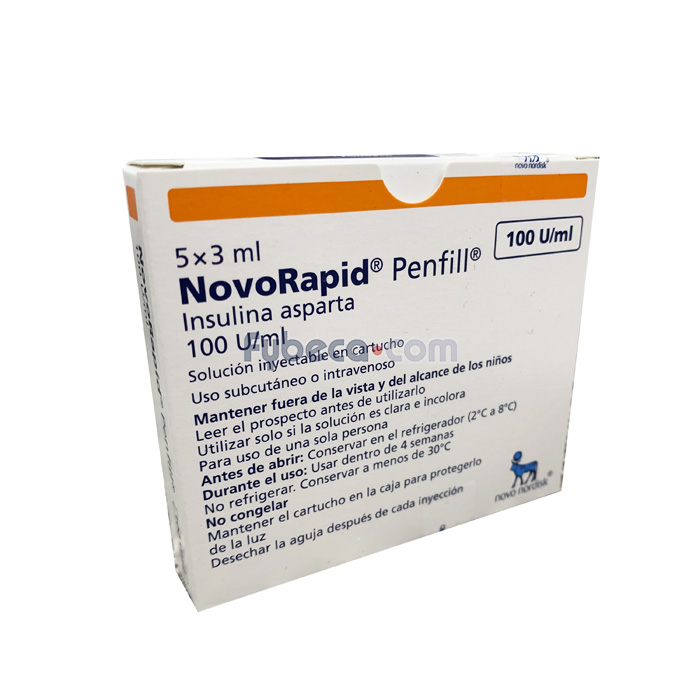 Novorapid Penfil 100 Ui/Ml F/3 Ml C/5 Suelta-Suelta | Fybeca