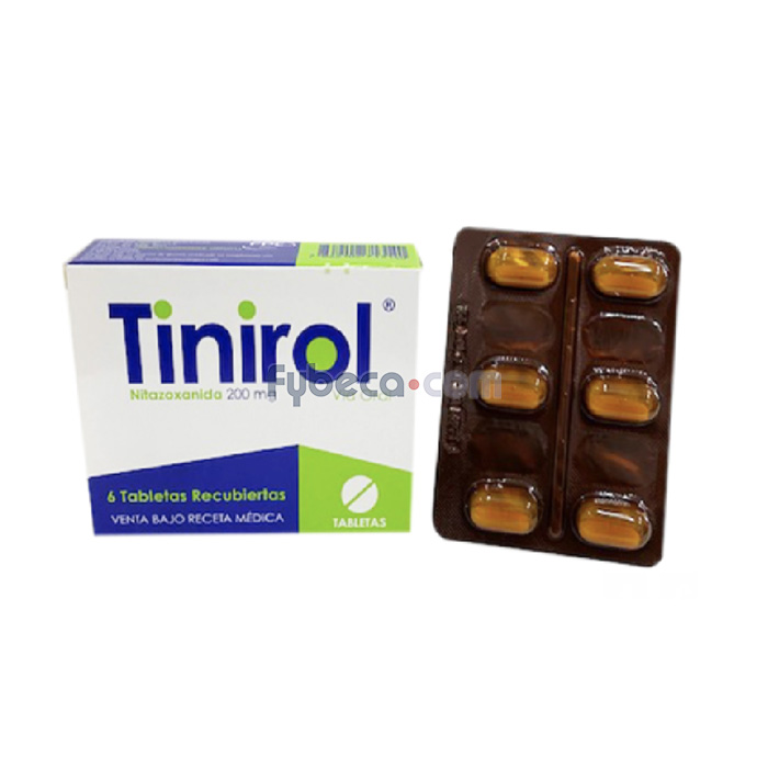 Tinirol Tabs Recub 200 Mg C/6 Suelta | Fybeca