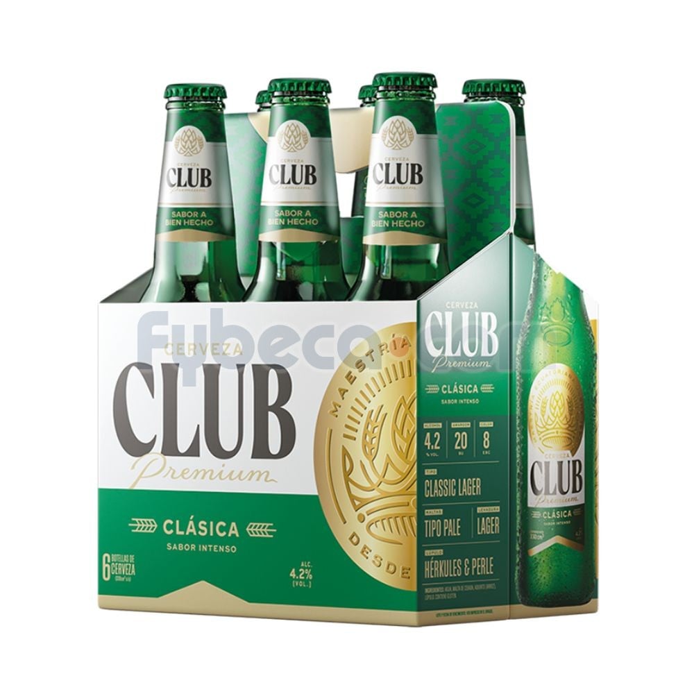 Cerveza Club Twist Off Six pack 330 ml