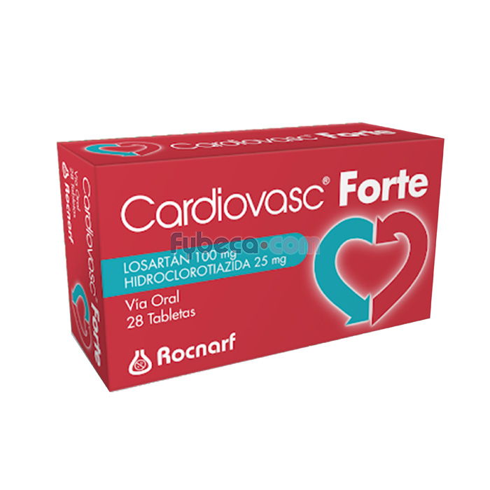 Cardiovasc Forte 100 / 25 Mg por Unidad | Fybeca