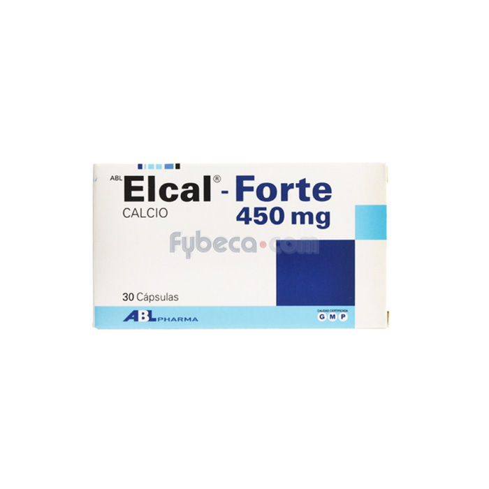 Elcal Forte Caps. 450 Mg. C/30 Suelta | Fybeca