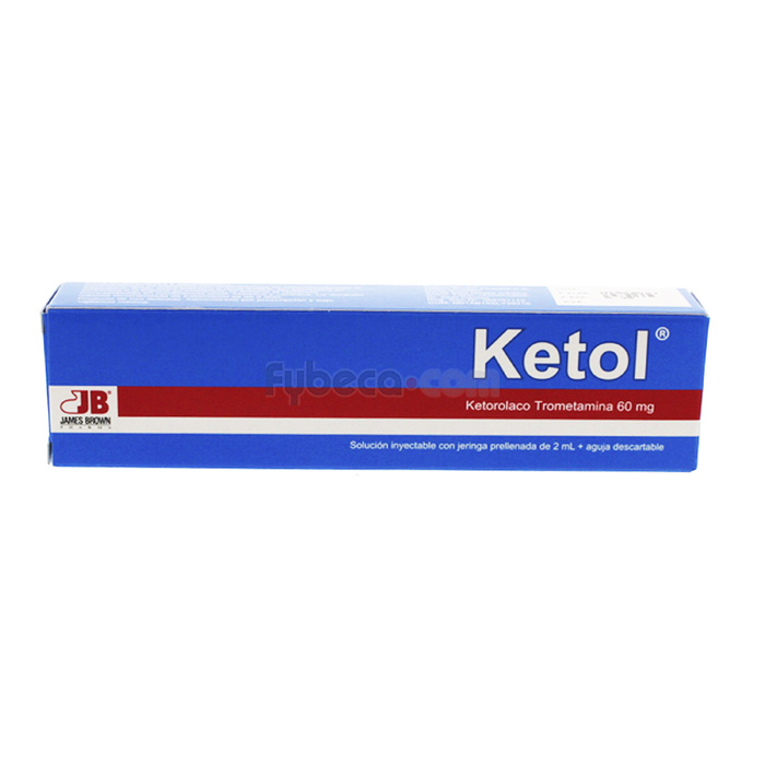 Ketol Jeringa Prellenada 60 Mg 2 Ml Unidad | Fybeca