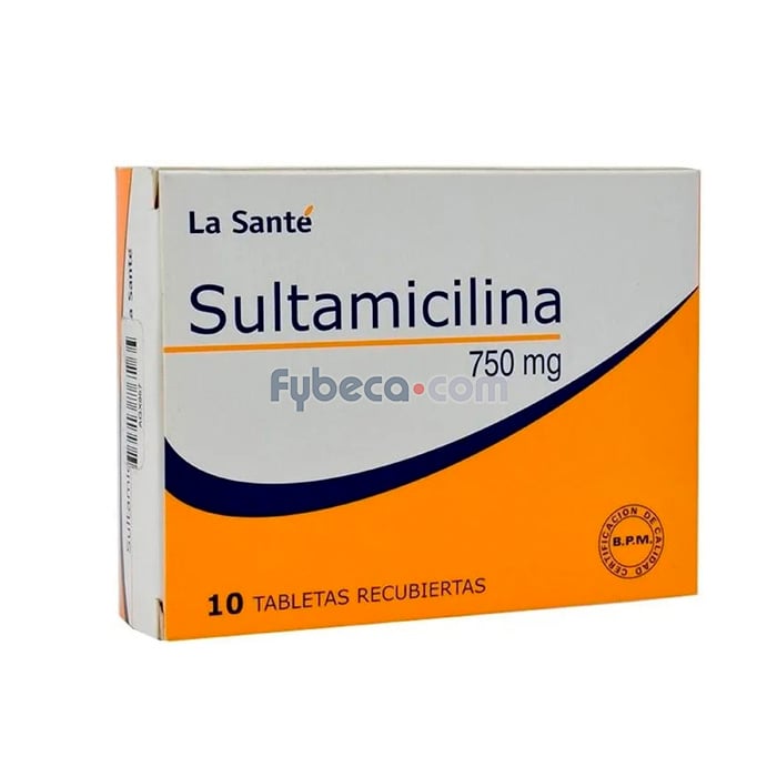 Sultamicilina 750 Mg Unidad | Fybeca