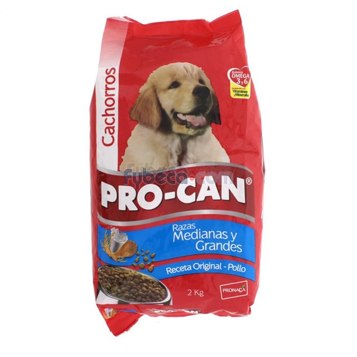 Alimento Pro-Can Cachorros Sabor A Pollo 2 Kg Paquete | Fybeca
