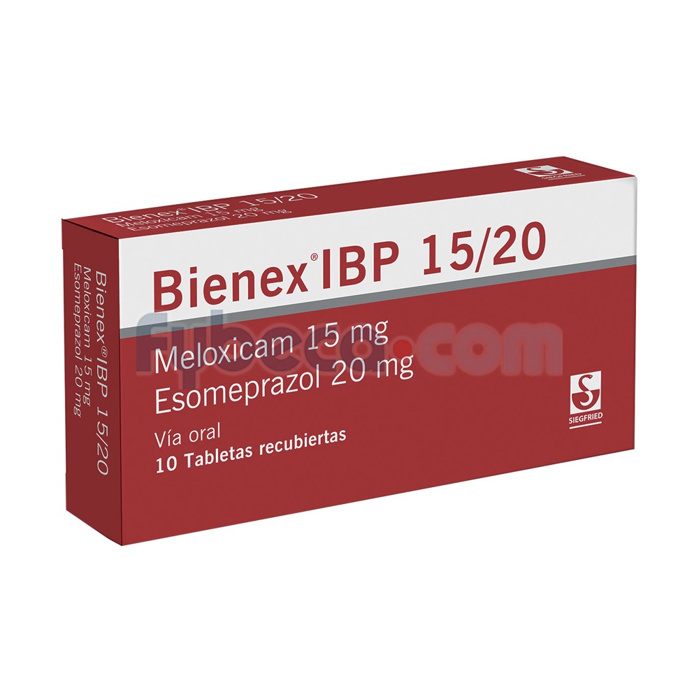 Bienex Ibp 15 Mg 20 Mg X 10 Comp Suelta | Fybeca