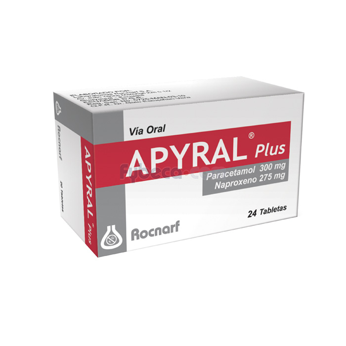 Apyral Plus Tabs. 300/275 Mg C/24 Suelta | Fybeca