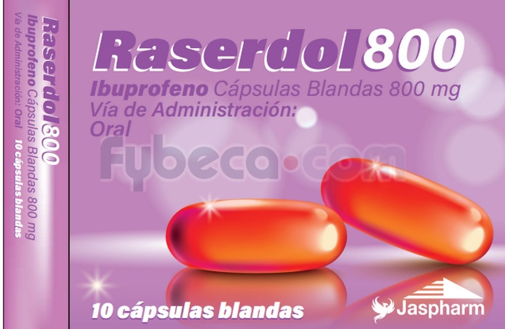 Raserdol Capsula Blanda 800Mg C/10 | Fybeca