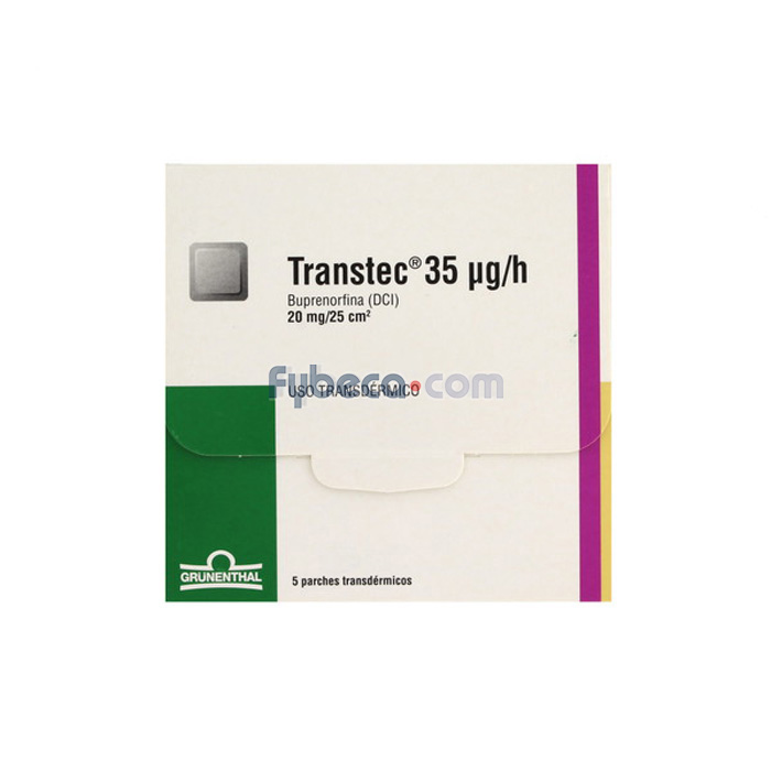 Transtec Parches 35 Ug/H C/5 Suelta | Fybeca