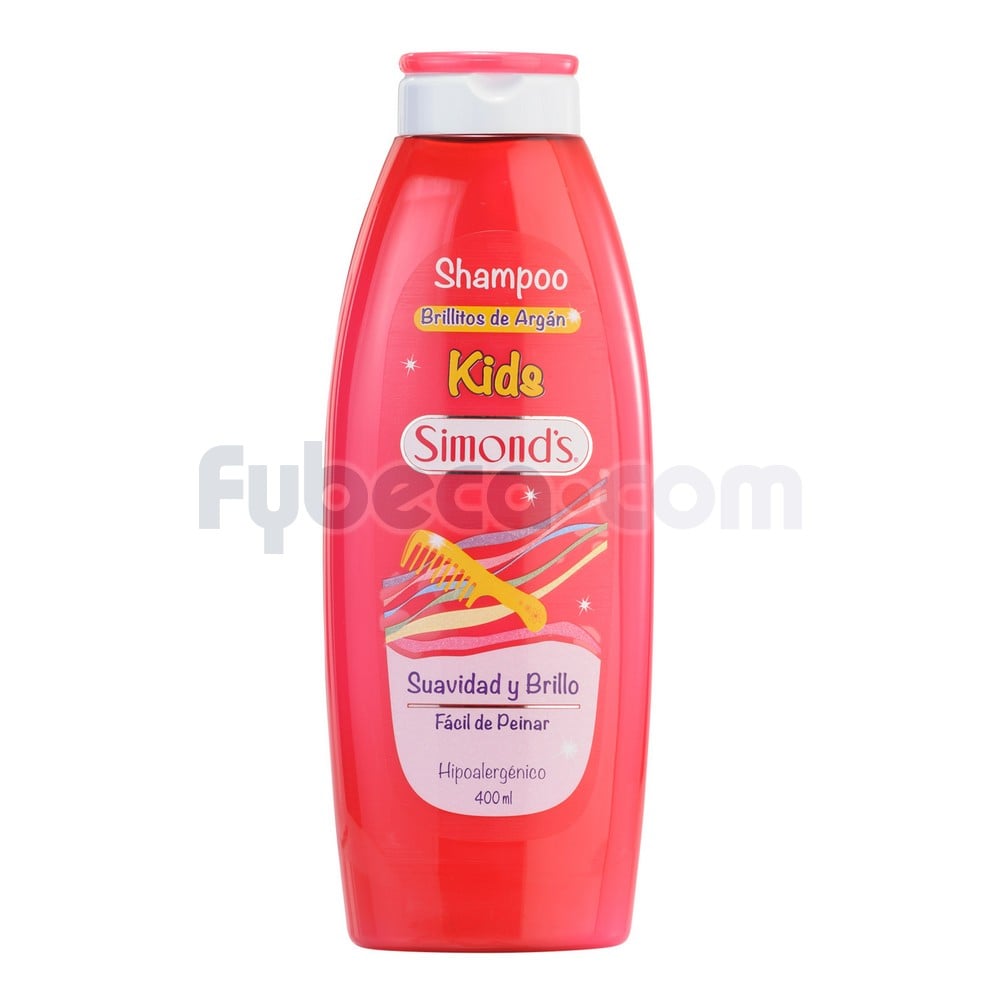 Shampoo Baby Simonds Brillitos De Argan 400 Ml | Fybeca