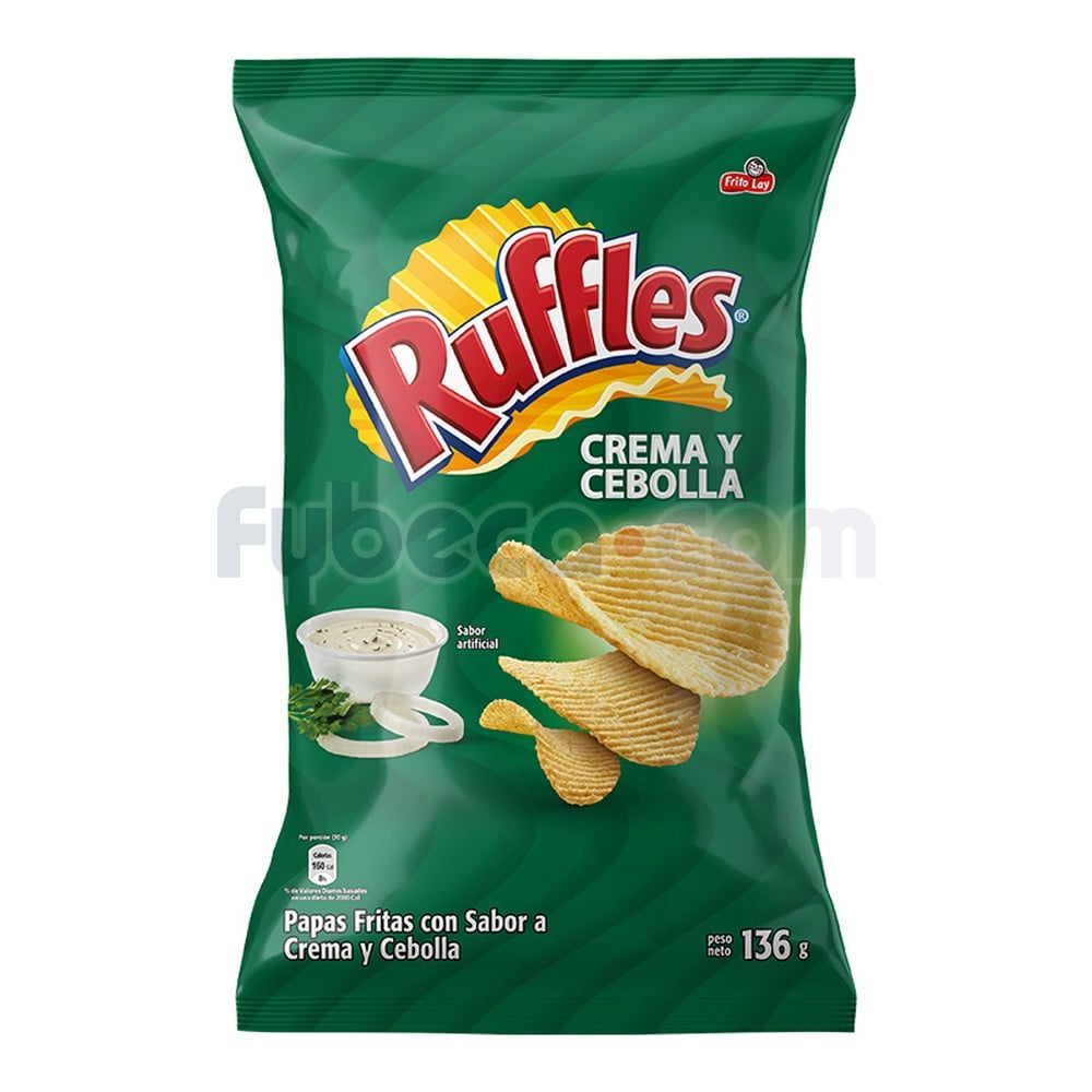 Ruffles Crema Y Cebolla 136G | Fybeca