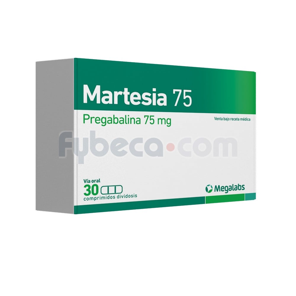 Martesia Dividosis Comp. 75 Mg C/30 Suelta | Fybeca